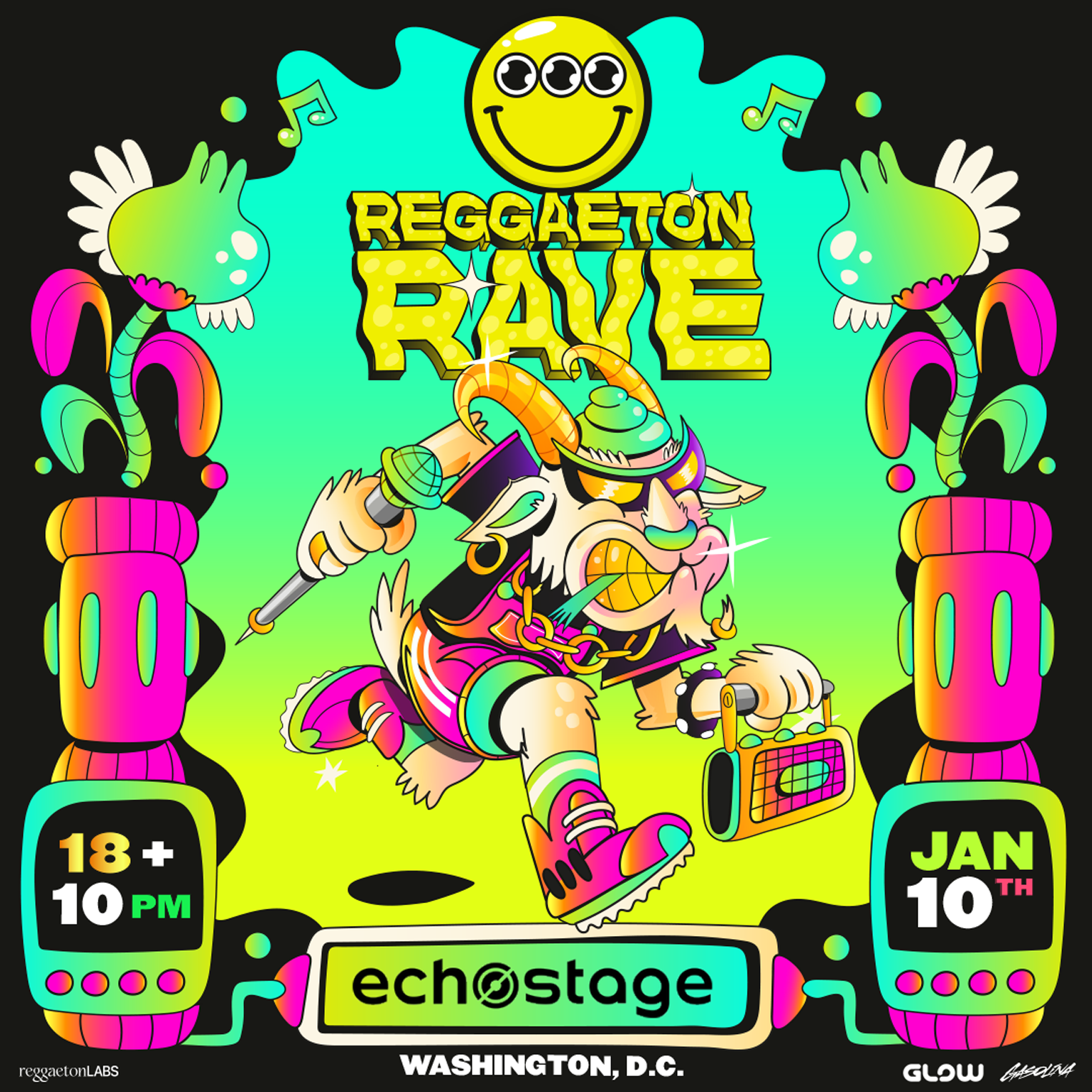 Reggaetón Rave - Club Glow